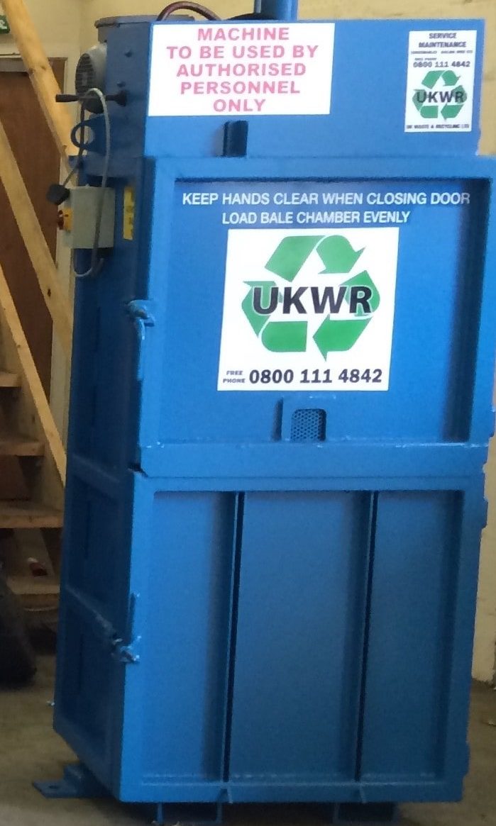 UK 75 Vertical Baler - UK Waste & Recycling