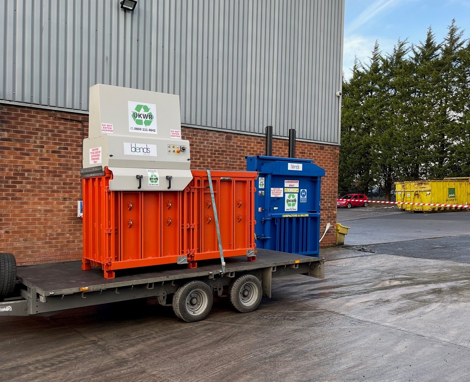 UK250 Series 250Kg Twin Chamber Baler - UK Waste & Recycling