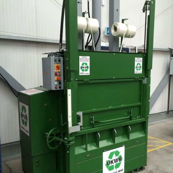 UK300 Series Vertical 300Kg Baler - UK Waste & Recycling